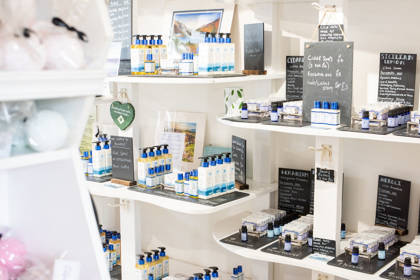 Our Inveraray shop | Purdie's of Argyll | Organic skincare from Scotland